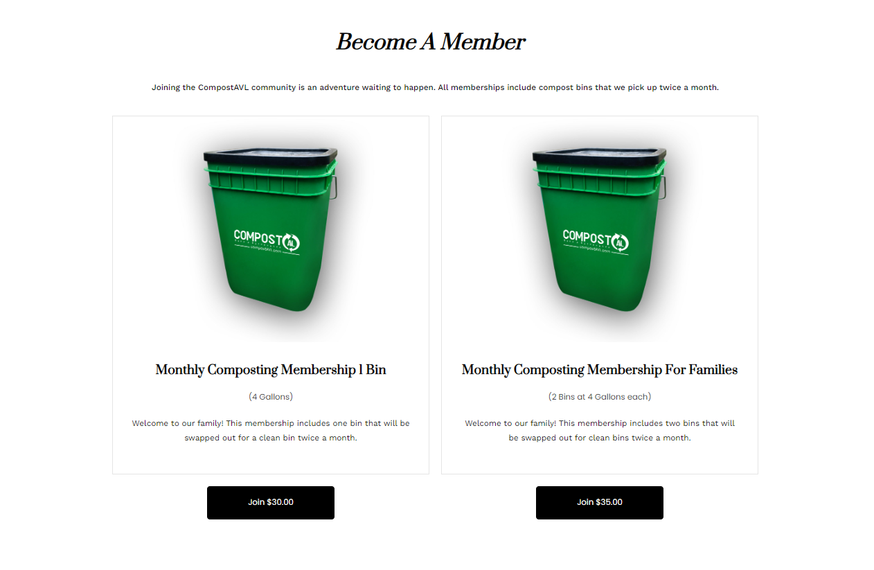 Sign Up Process for CompostAVL | Curbside Compost Pickup Service